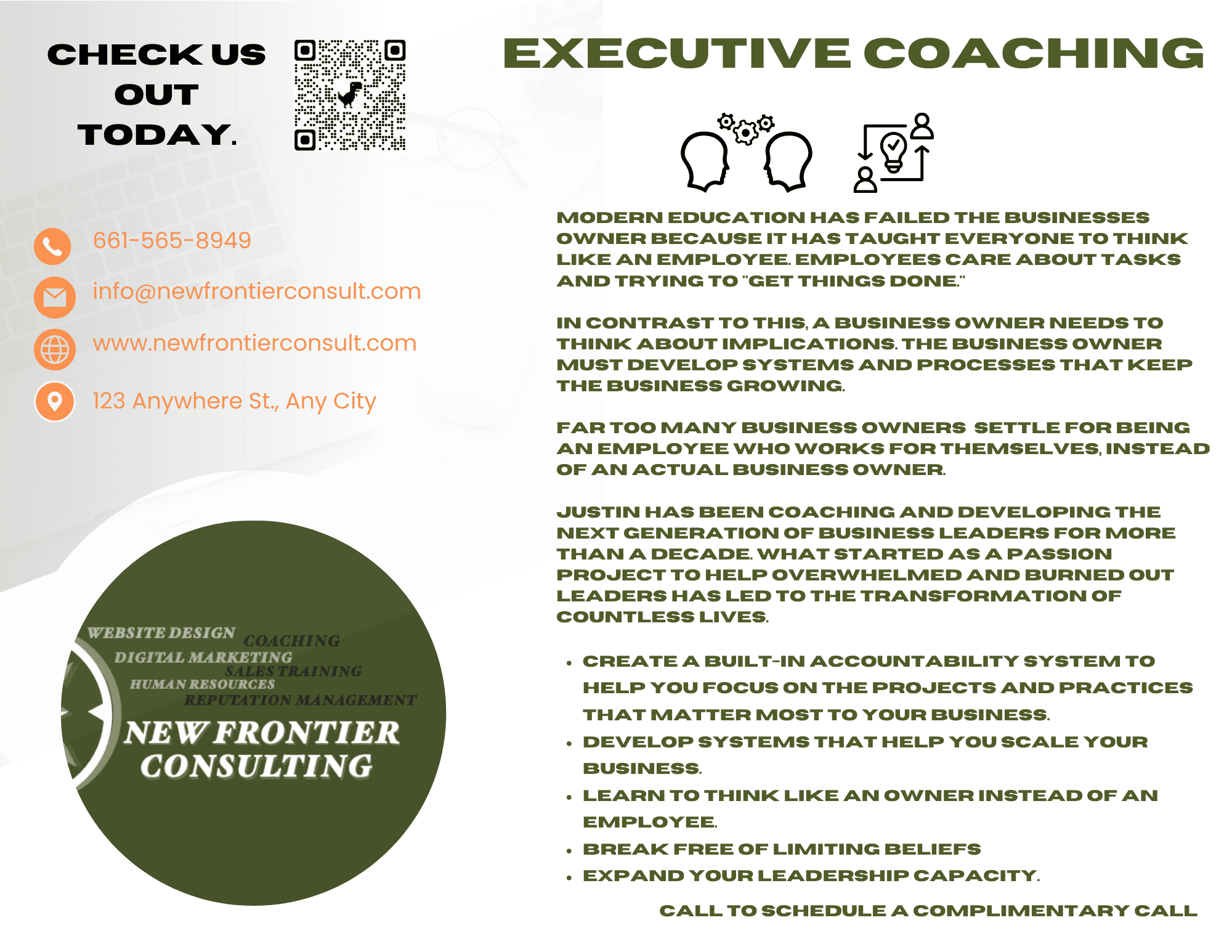 Executive Coaching {Overview} - New Frontier Consulting